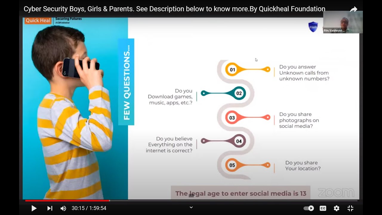 Cyber Security Boys, Girls & Parents. See Description below to know ...