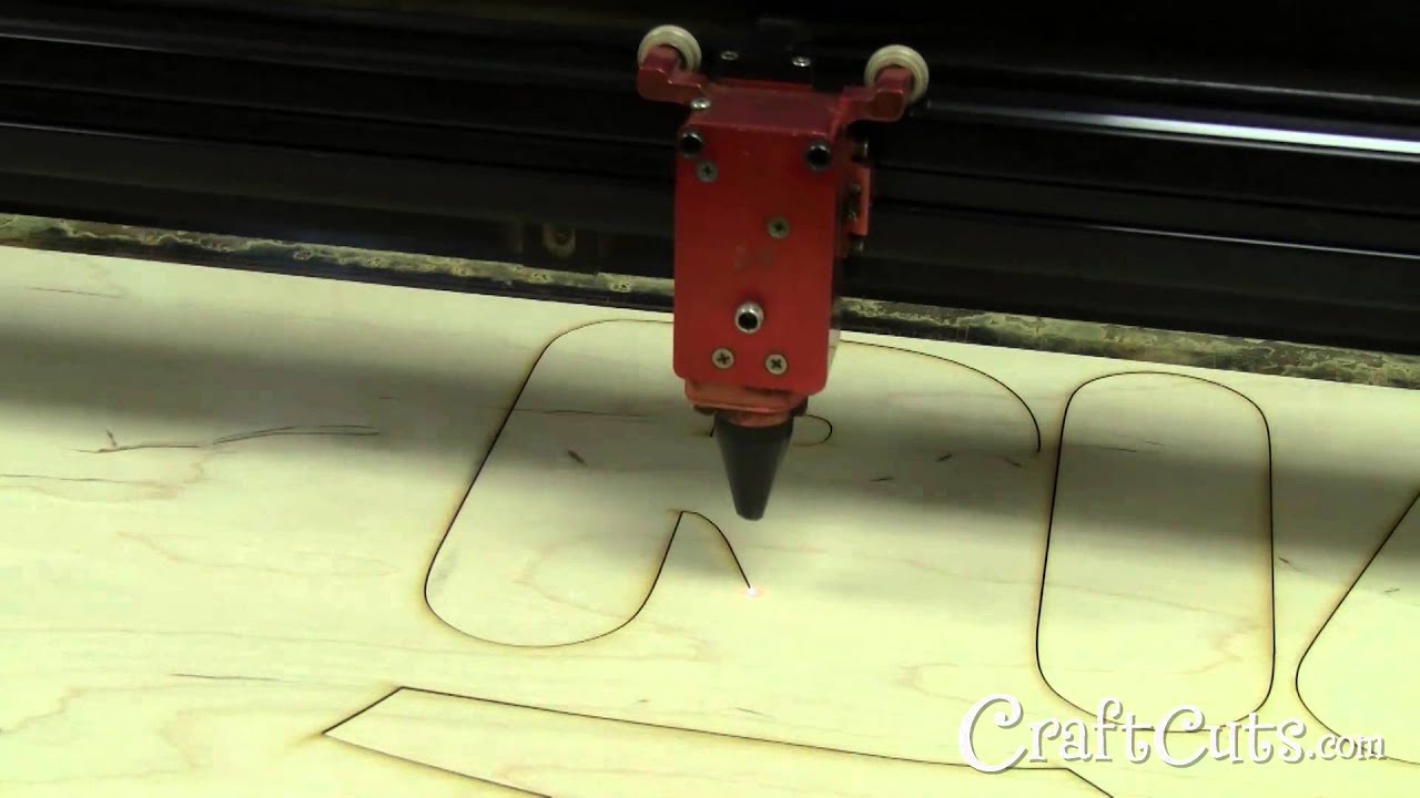 Baltic Birch Wooden Letters - YouTube