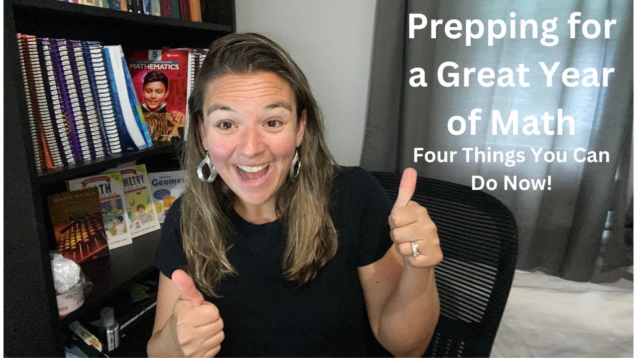 Prepping for a Great Year of Math - YouTube
