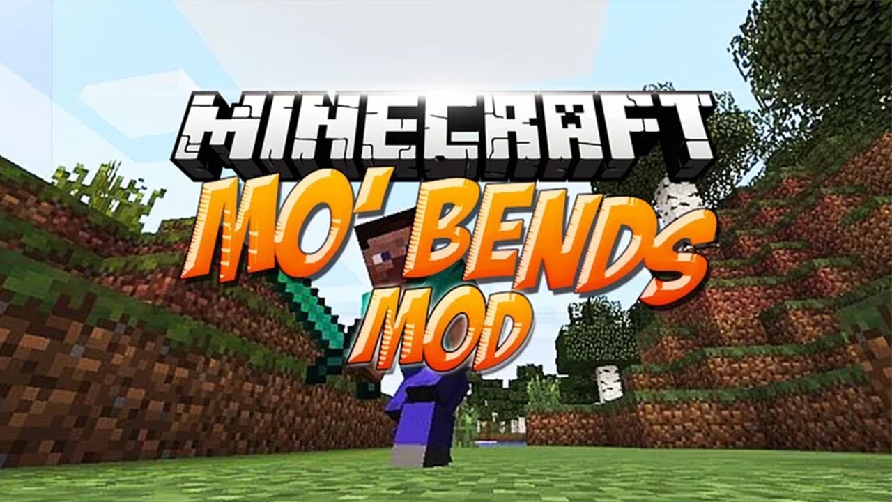 Minecraft | MO' BENDS MOD, (New Animations) | Mod Showcase (1.12.2/1.7. ...