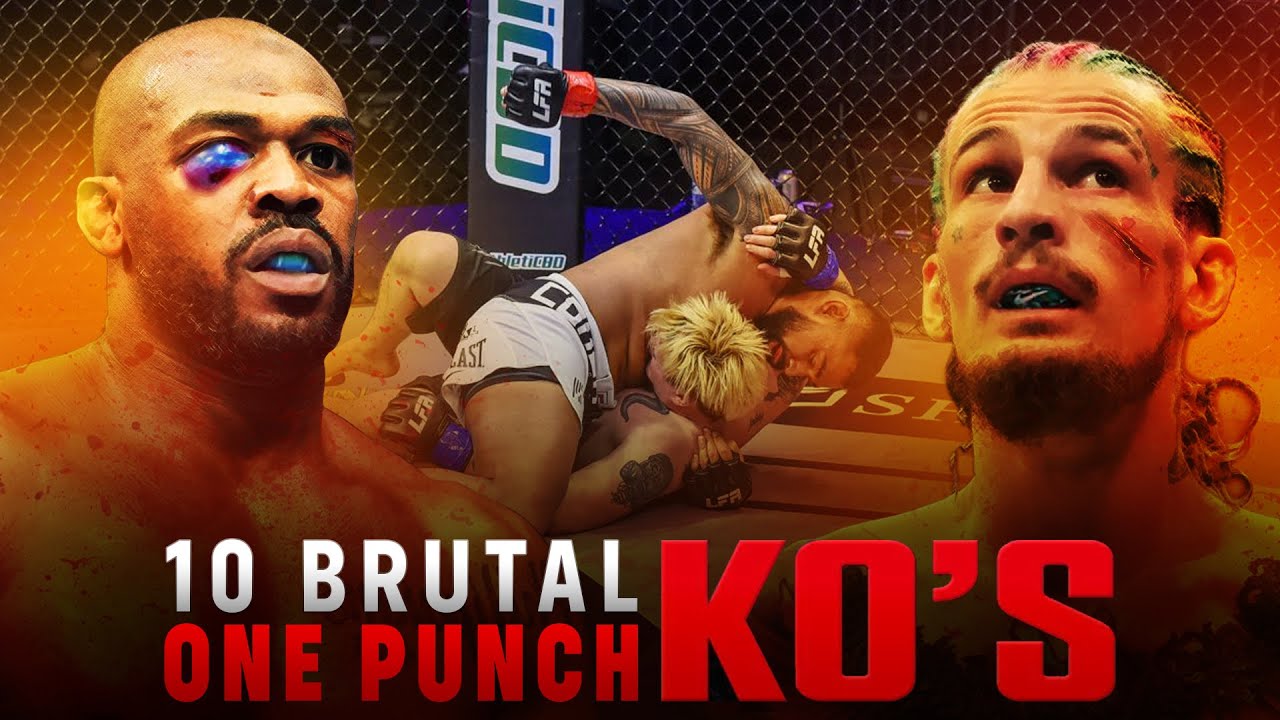 10 BRUTAL One-Punch MMA Knockouts - YouTube