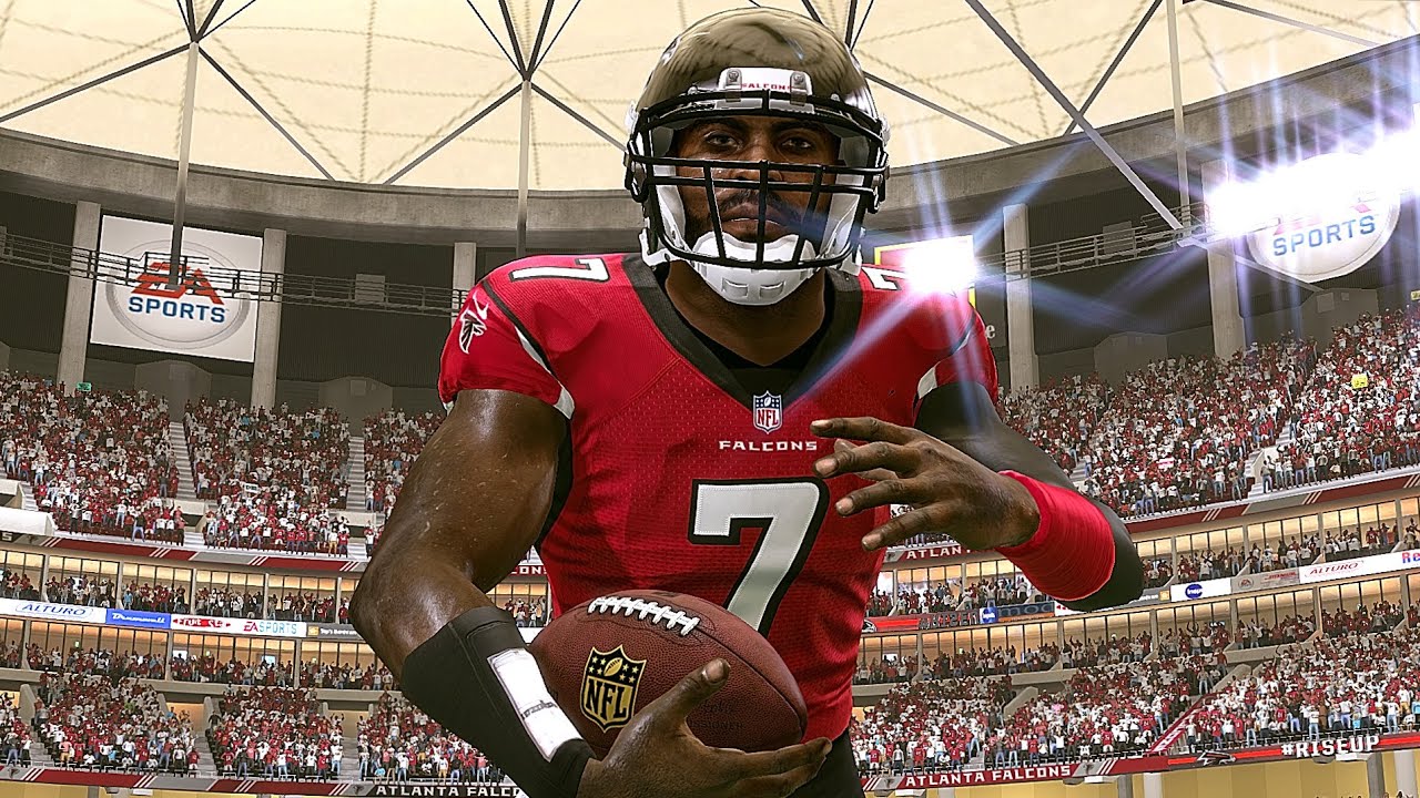 Madden 17 Atlanta Falcons (Michael Vick) in his Prime Time Game play ...