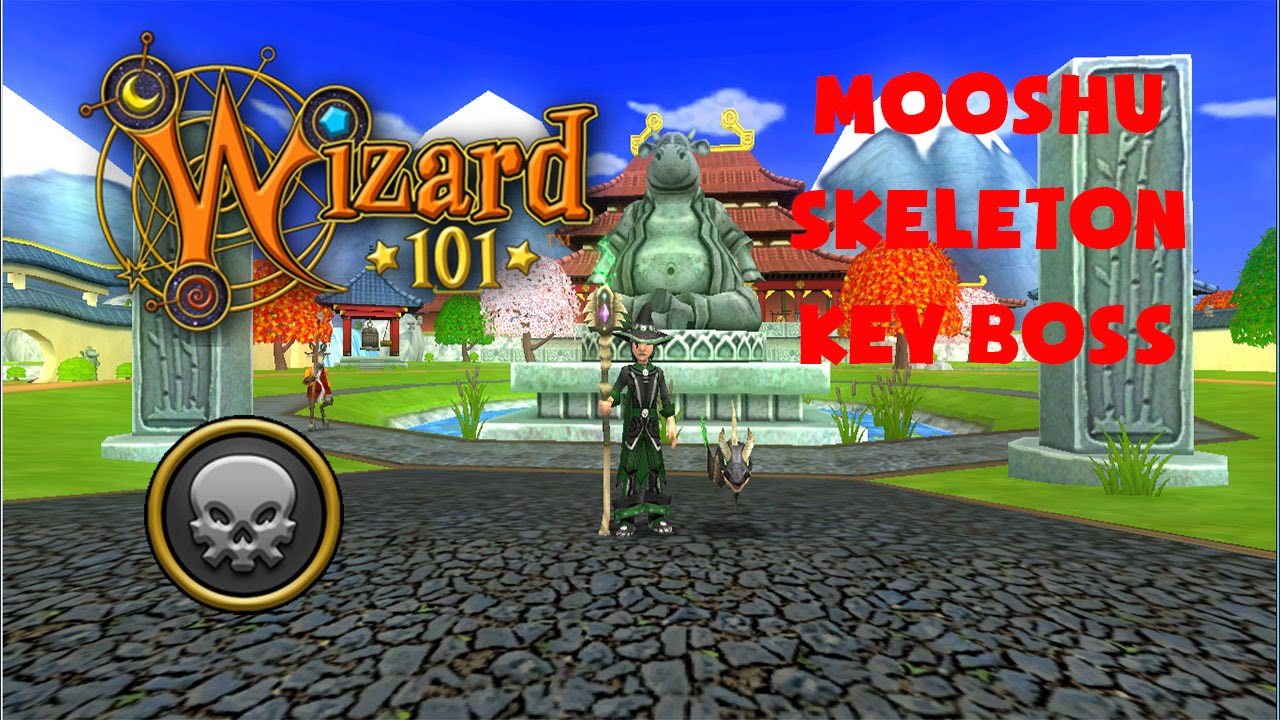 Wizard101: Mooshu Skeleton Key Boss - YouTube