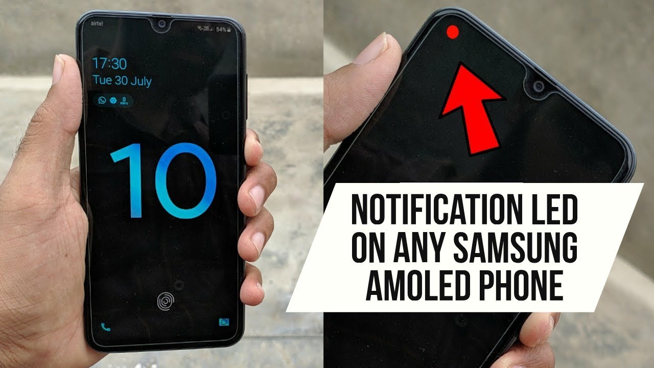 Get Notification LED on Any Samsung AMOLED Display Phone! - YouTube