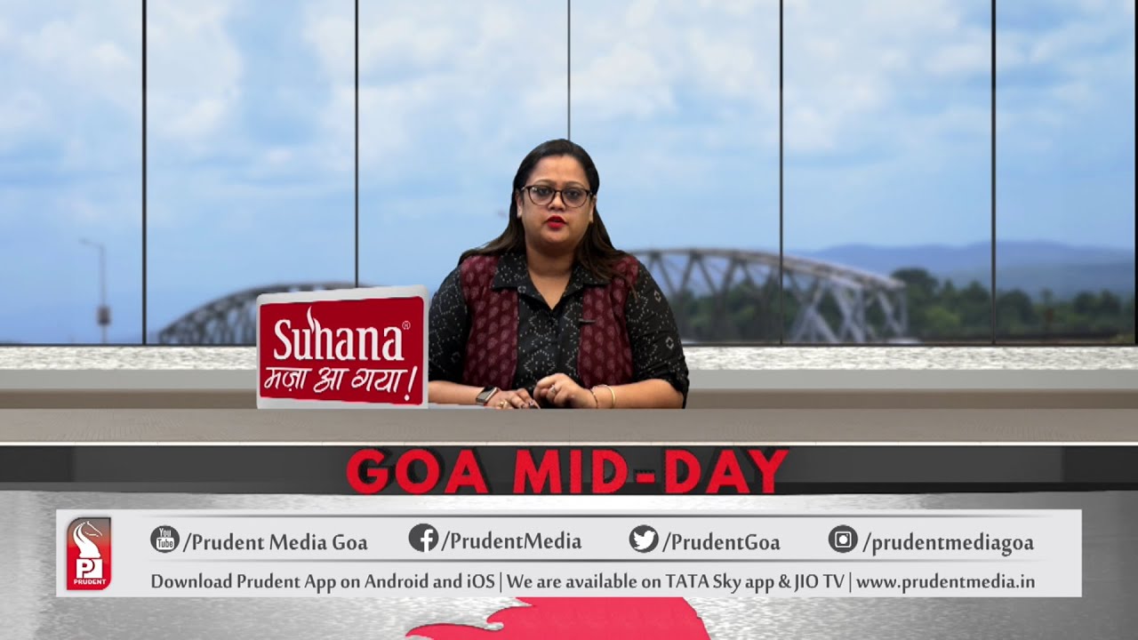 GOA MID-DAY NEWS AT NOON | Prudent Media Goa - YouTube