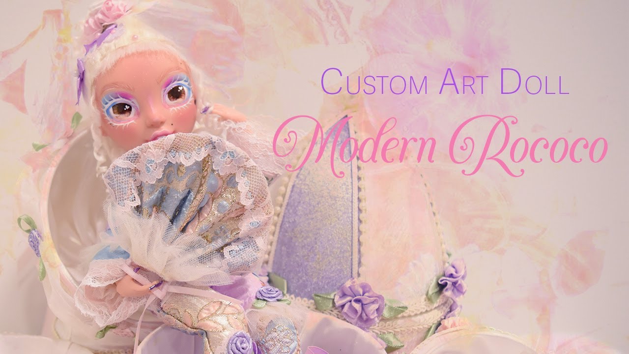 Custom Art Doll: Modern Rococo *Della* - YouTube