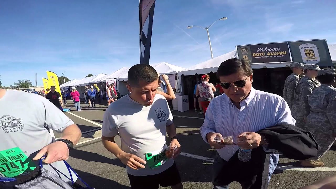 UTSA ROTC // ARMY TEN MILER - YouTube