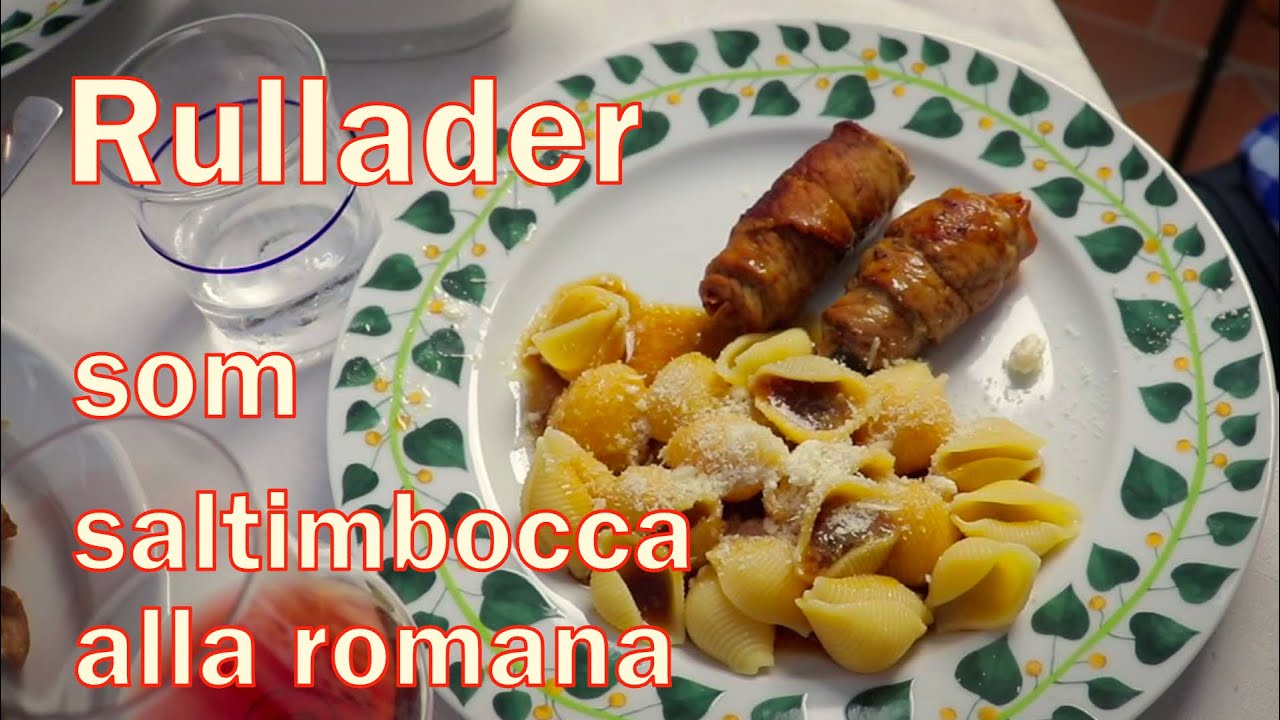 Rullader - involtini som saltimbocca alla romana - YouTube