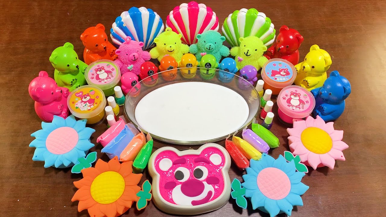 Mixing Random Things into Glossy slime! Best Slime! ASRM #1886 - YouTube