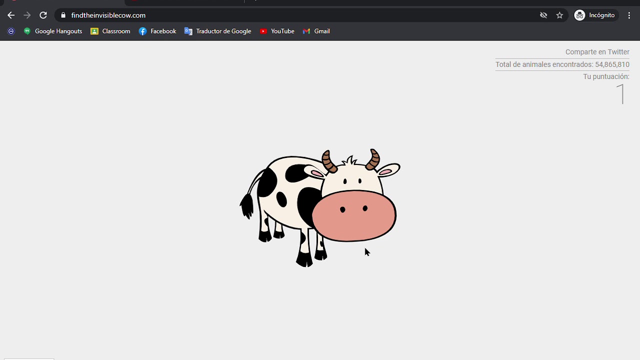 Encuentra la vaca invisible - YouTube