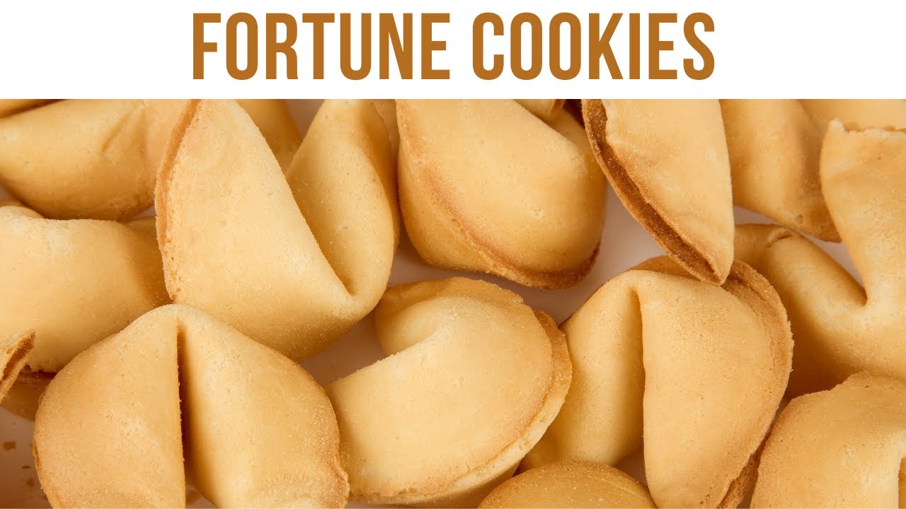 Fortune Cookies | Fortune Cookies Recipe | Bitrecipes - YouTube