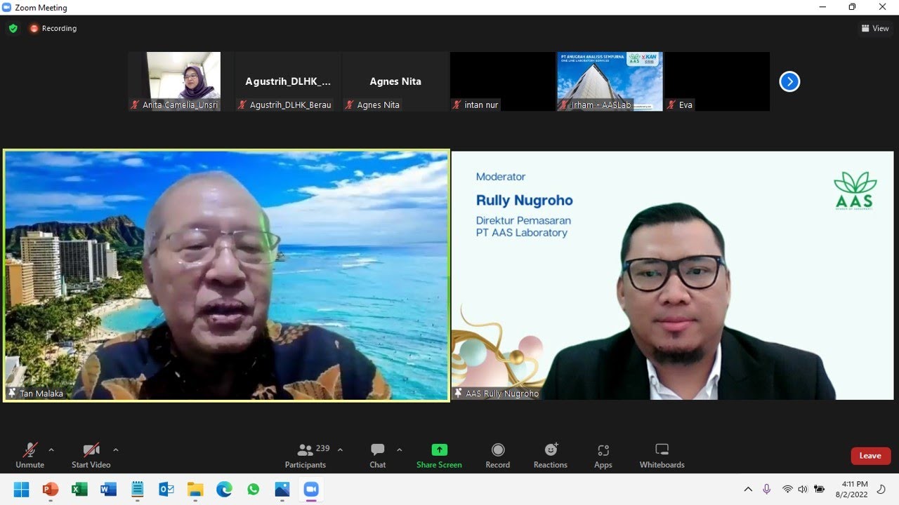 WEBINAR SERIES 2: HEALTH RISK ASSESSMENT (PART #2) - Prof Dr. TAN ...