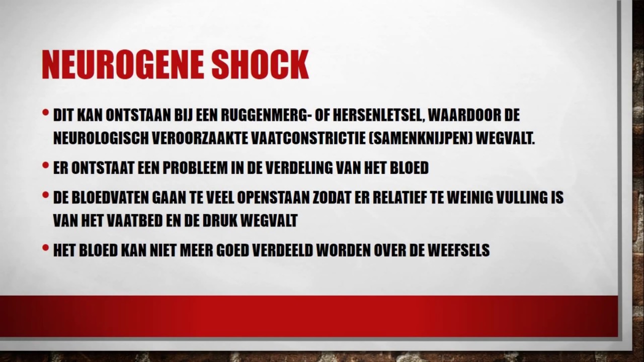 Hypovolemische en Neurogene shock - YouTube