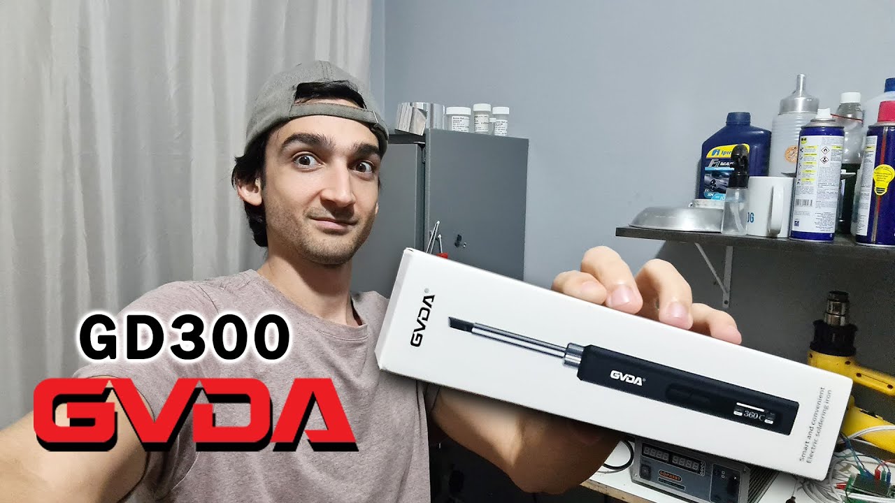 O ferro de solda que vai te surpreender! GVDA GD300 - YouTube