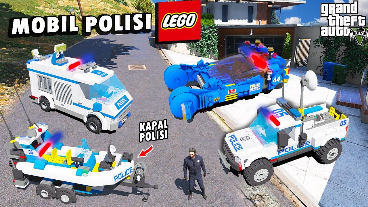 WOW !!! Aku Koleksi Semua MOBIL POLISI LEGO TER LANGKA di GTA 5 - YouTube