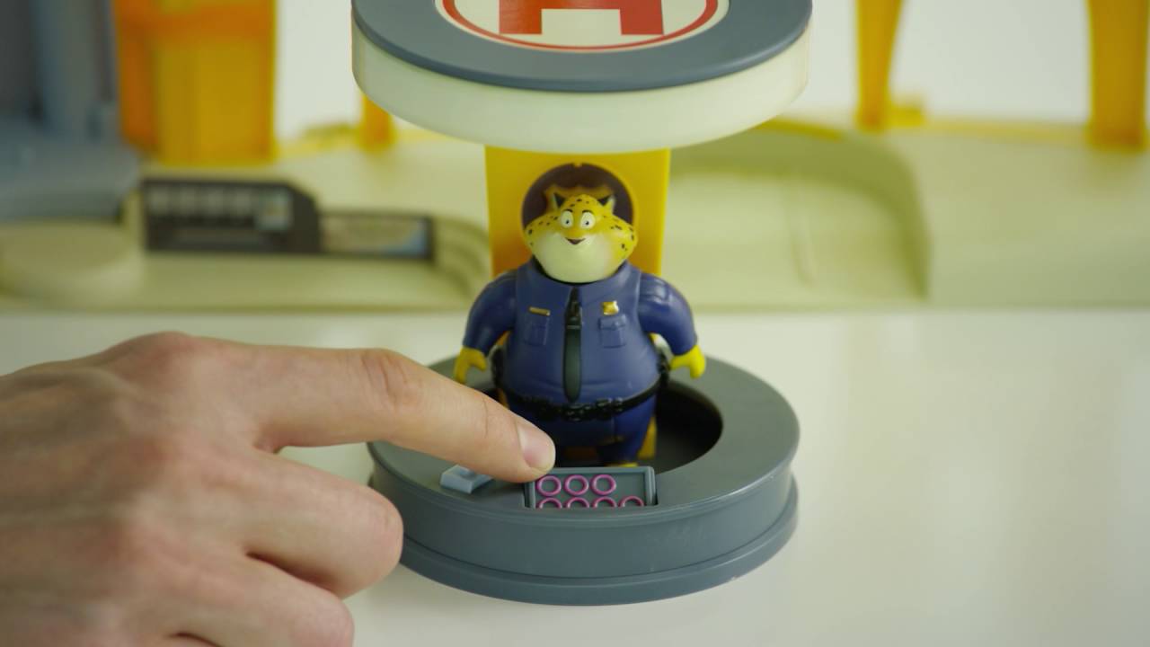 Zootopia Police Station Playset Demo Video - YouTube