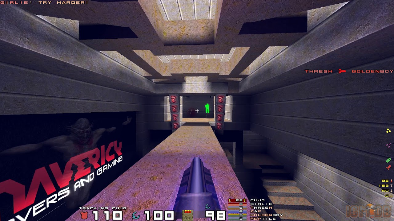 Quake 1/QuakeWorld: bots vs cujo frobodm2 ffa - YouTube