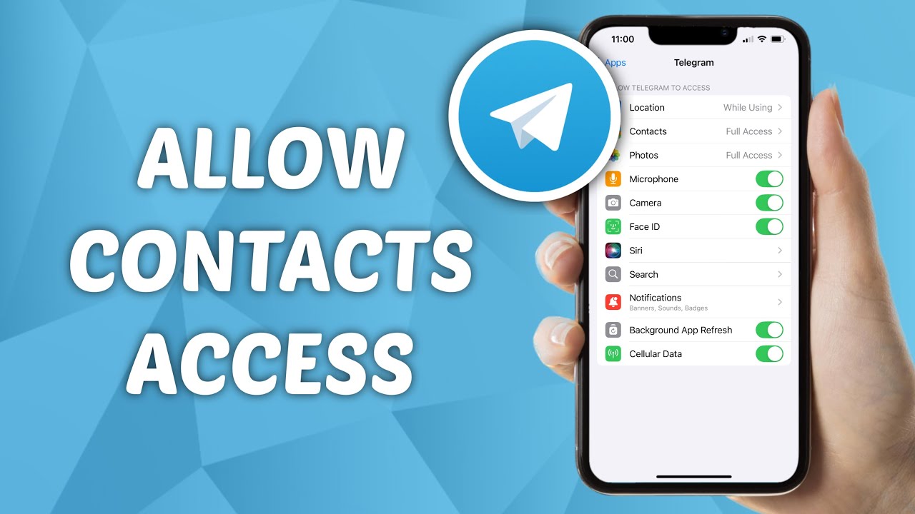 How to Allow Telegram to Access Contacts - Full Guide - YouTube