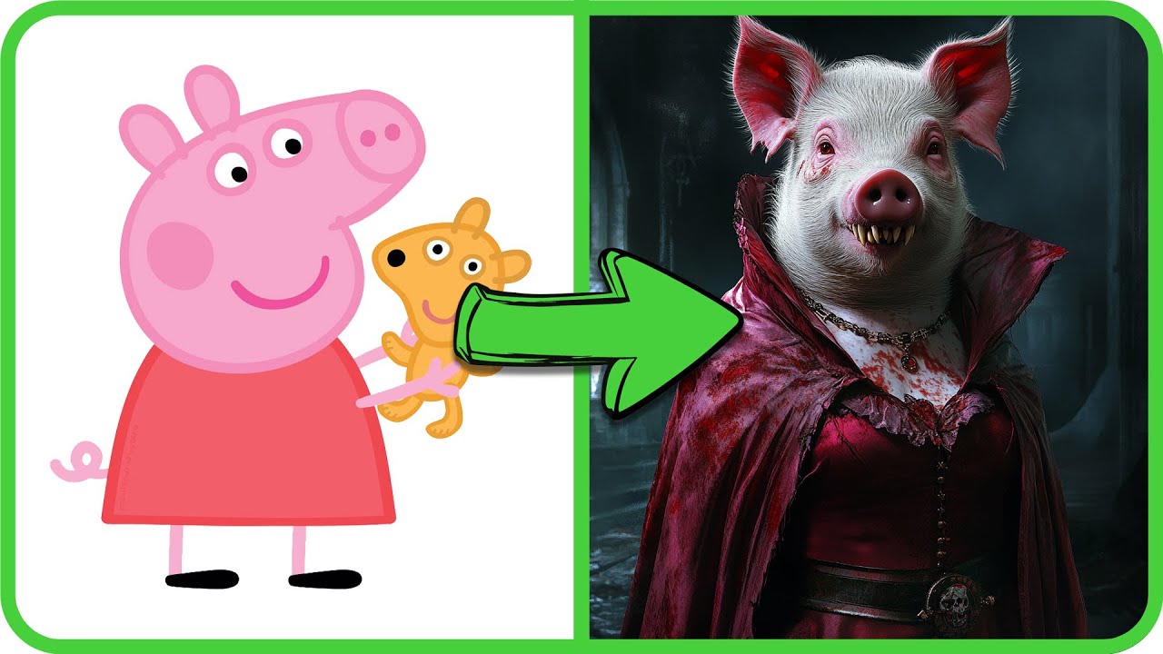 PEPPA PIG Characters as VAMPIRES 2024 | All Characters | Peppa Pig ...