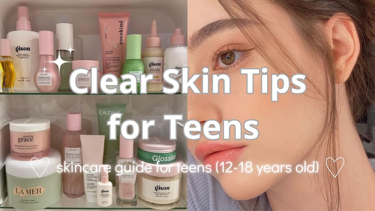 Clear Skin Tips For Teens 🌷🧊10 18 Years Old Youtube