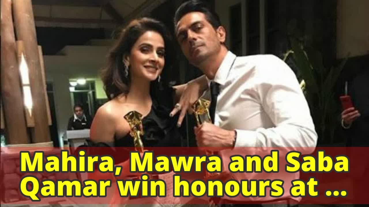 Mahira, Mawra and Saba Qamar win honours at Masala Awards - YouTube