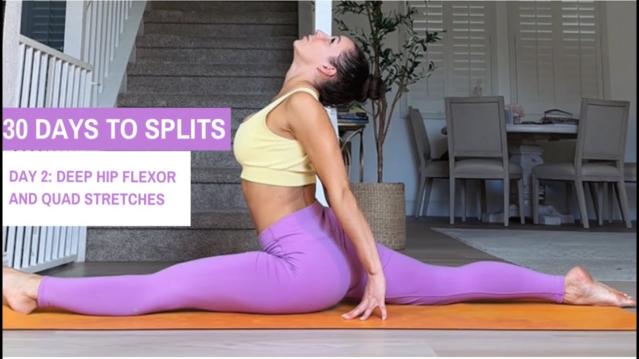Day 2: | 10-Minute Routine | 30 Days to Splits - YouTube