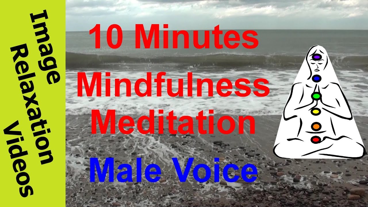 Guided 10 Minute Mindfulness Meditation Exercise By Beach Ocean Waves ...