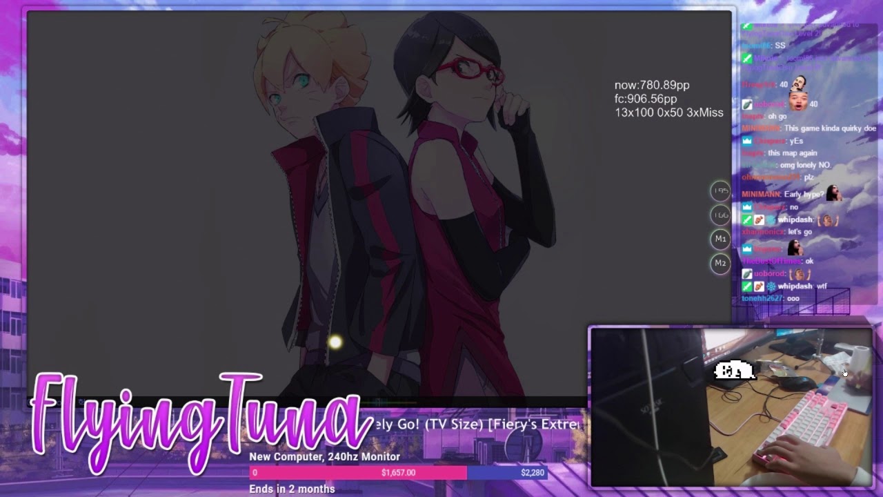 [osu!] FlyingTuna Receiving 780pp on Lonely Go! | Brian The Sun ...