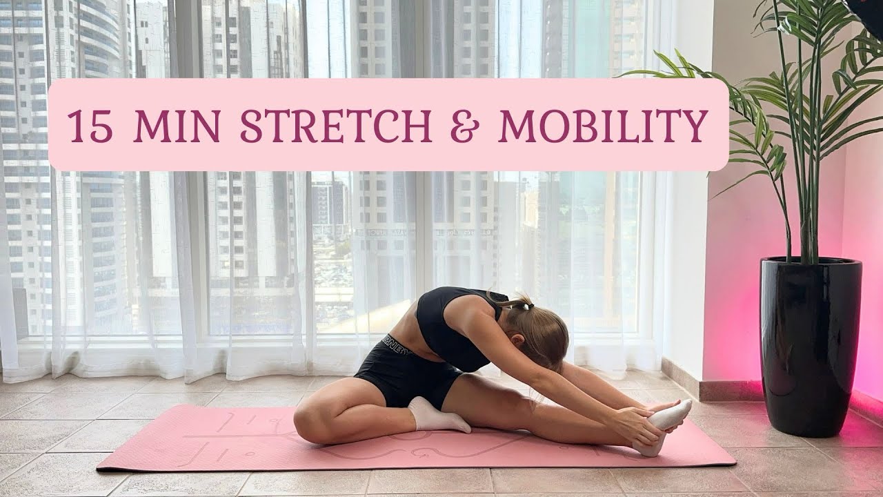 15-Min Full Body Stretch & Mobility Workout | Day 2 of 2 Week Pilates ...