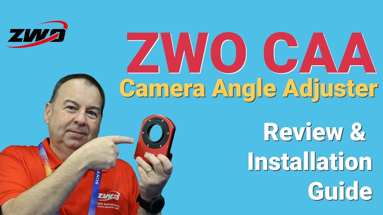 ZWO CAA - Camera Angle Adjuster | Product Deep Dive | Installation ...