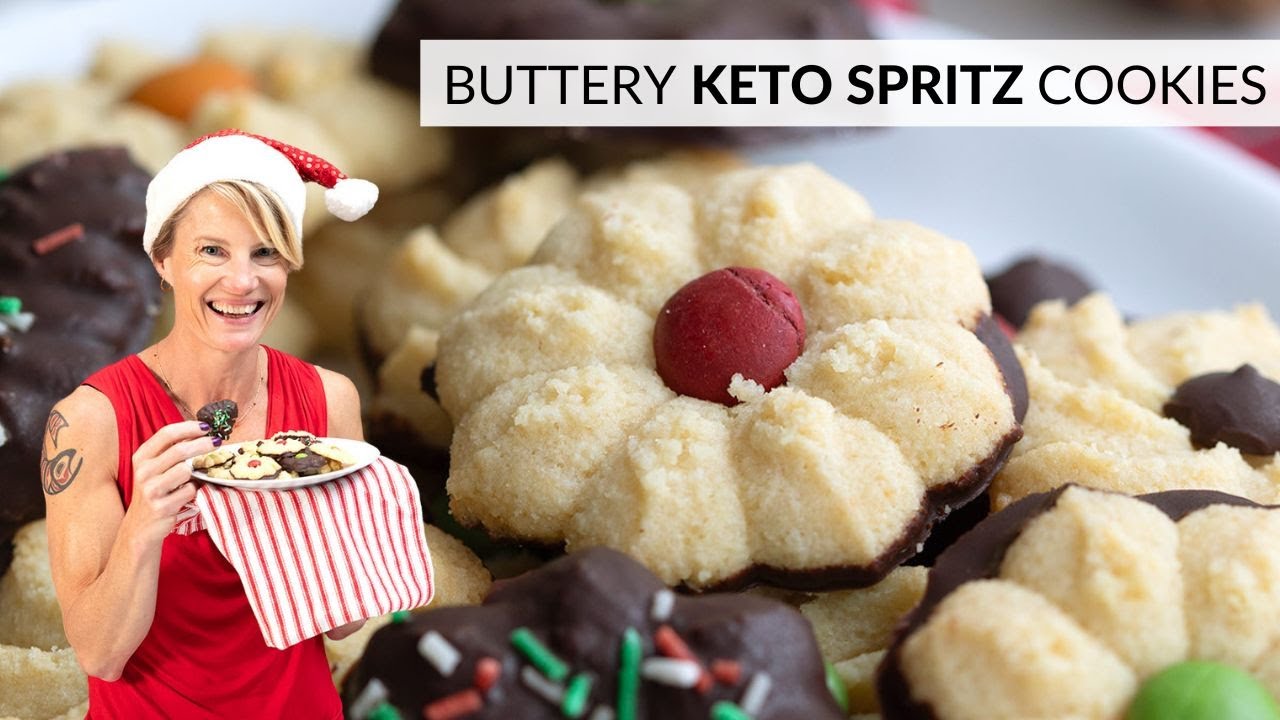 These KETO SPRITZ COOKIES are Santa's FAVORITE! - YouTube