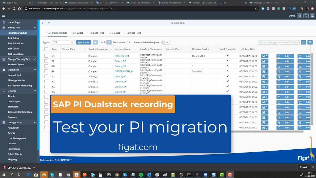 Record SAP PI Dual stack messages for running SAP PI Migration test ...