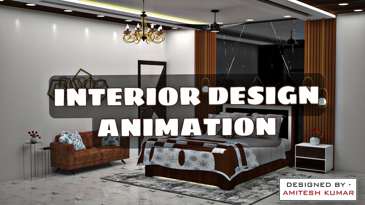 INTERIOR DESIGN ANIMATION || Render in - 3ds Max, Vray, Adobe Premier ...