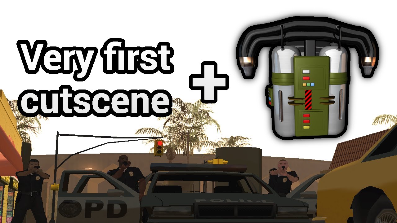 GTA San Andreas - Very First Cutscene with Jetpack + Jetpack from Crazy ...