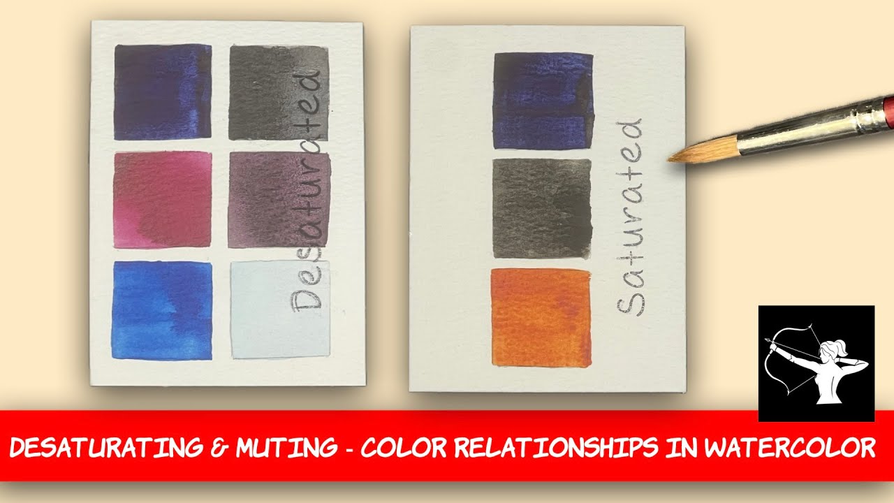 Desaturating & Muting Colors: Subtlety in Watercolor | Comprehensive ...