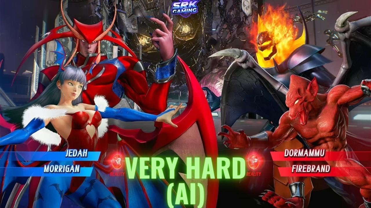 Marvel VS Capcom Infinte (Very hard AI) - Morrigan & Jedah VS Dormammu ...