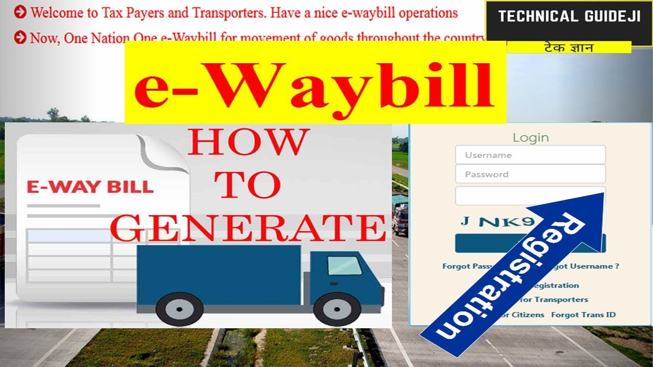 eWaybill Registration | How to Generate e Waybill - YouTube