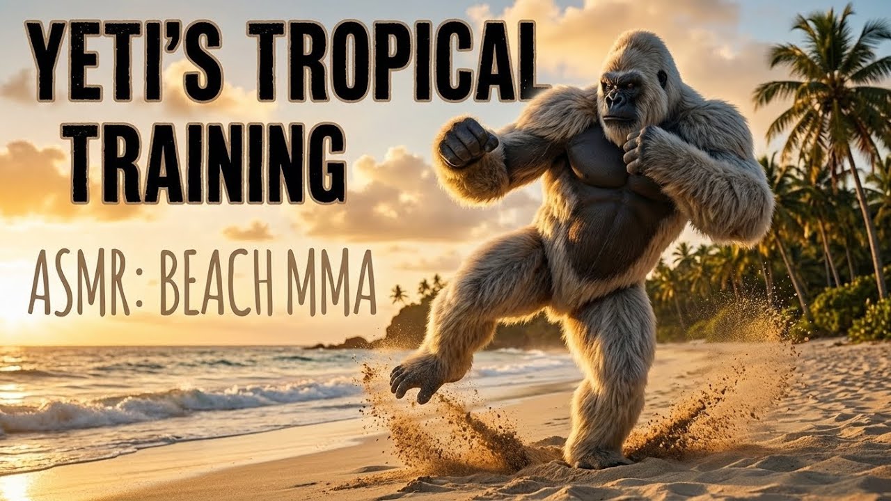 Yeti's Tropical Training ASMR: Beach MMA - YouTube