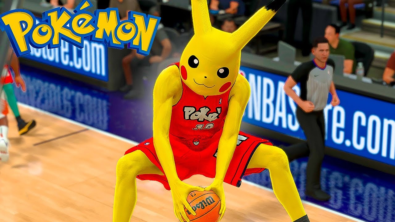 I Put Pikachu In The NBA - YouTube