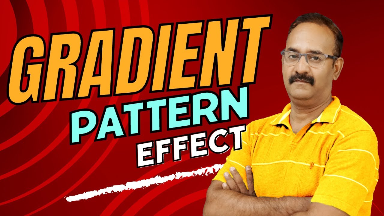 How to make special Gradient Pattern in corelDRAW - YouTube