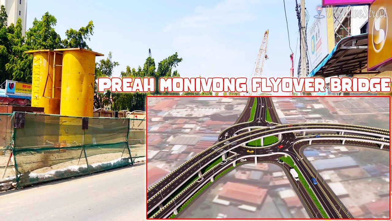 Preah Monivong Flyover Bridge The First Circular Flyover In Cambodia ...