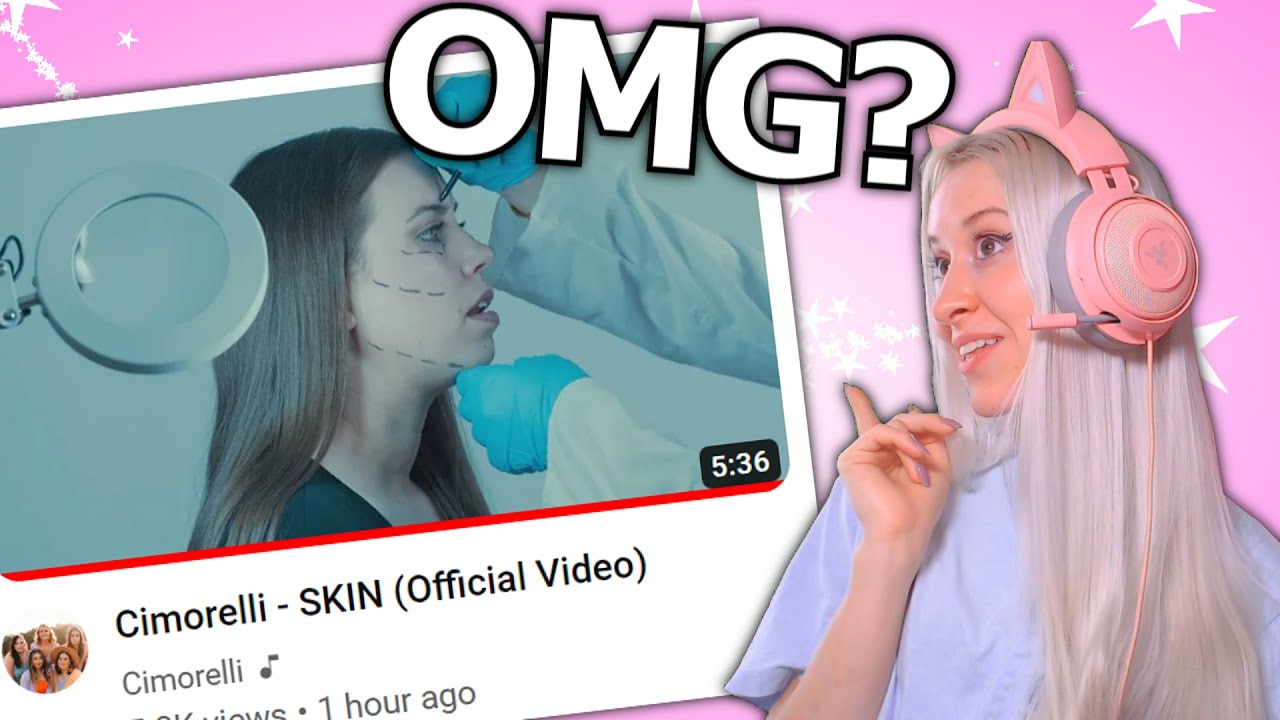 Reacting to SKIN by Cimorelli! - YouTube