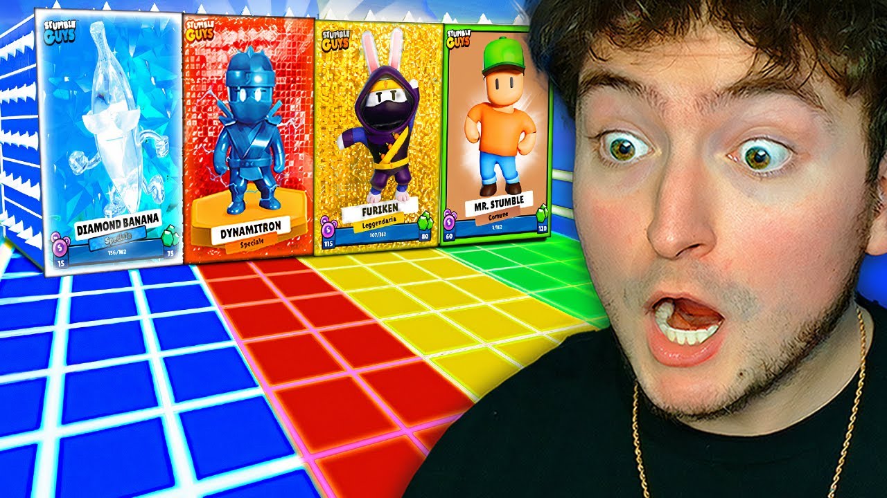 EXTREME STUMBLE GUYS CARD CHALLENGE! - YouTube