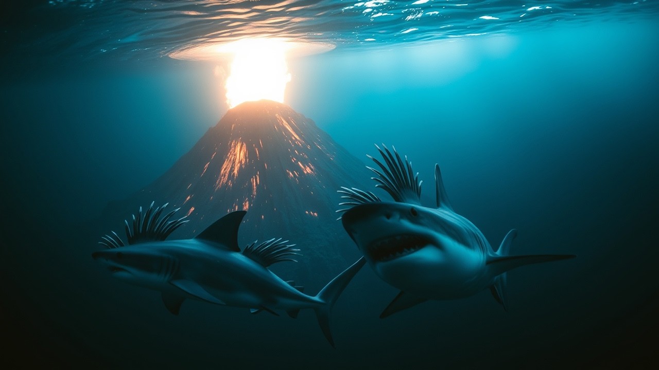 Mutant Sharks Found Inside a Volcano - Here’s What NASA Knows... - YouTube