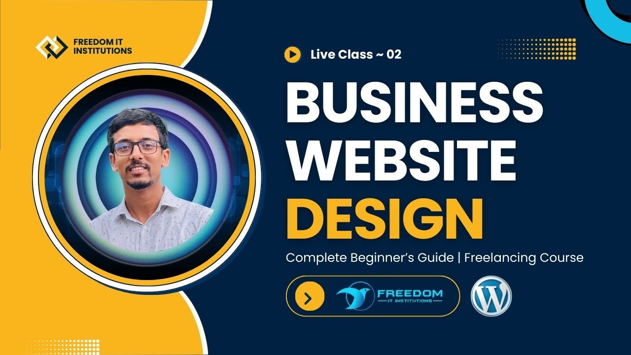 WordPress Business Website Design | Complete Beginner’s Guide - YouTube