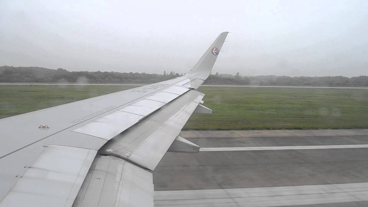 China Eastern Airlines A319(SHARKLETS) B-6456 Takeoff Nanjing, China ...