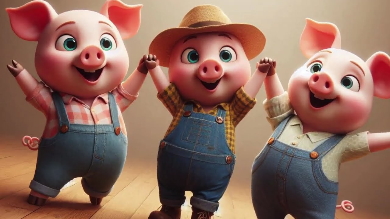 "Los Tres Cochinitos y el Lobo Feroz 🐷🌟 | Cuento Infantil Animado ...