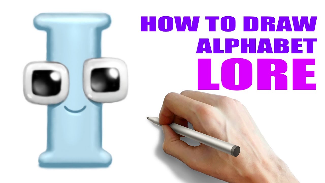 How to Draw Alphabet Lore #I | Cute Letter I Easy Step by Step - YouTube