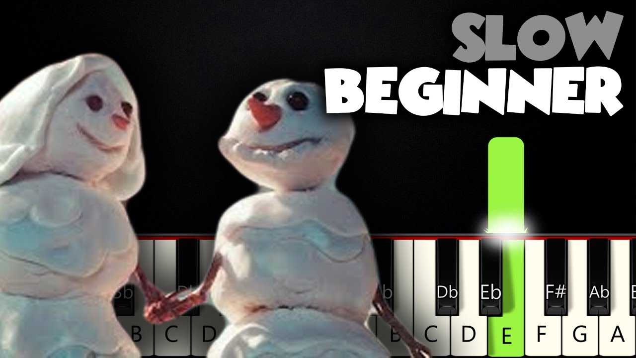 Snowman - Sia | SLOW BEGINNER PIANO TUTORIAL + SHEET MUSIC by ...
