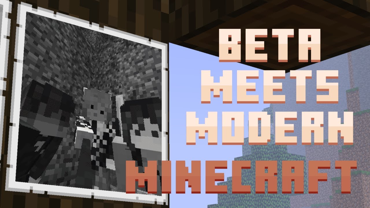 Bridging Minecraft Beta and Modern Minecraft | Modded lets-play - YouTube